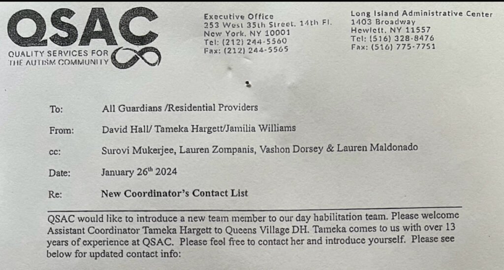 Quality Services for the Autism Community (QSAC) Faces Serious ...